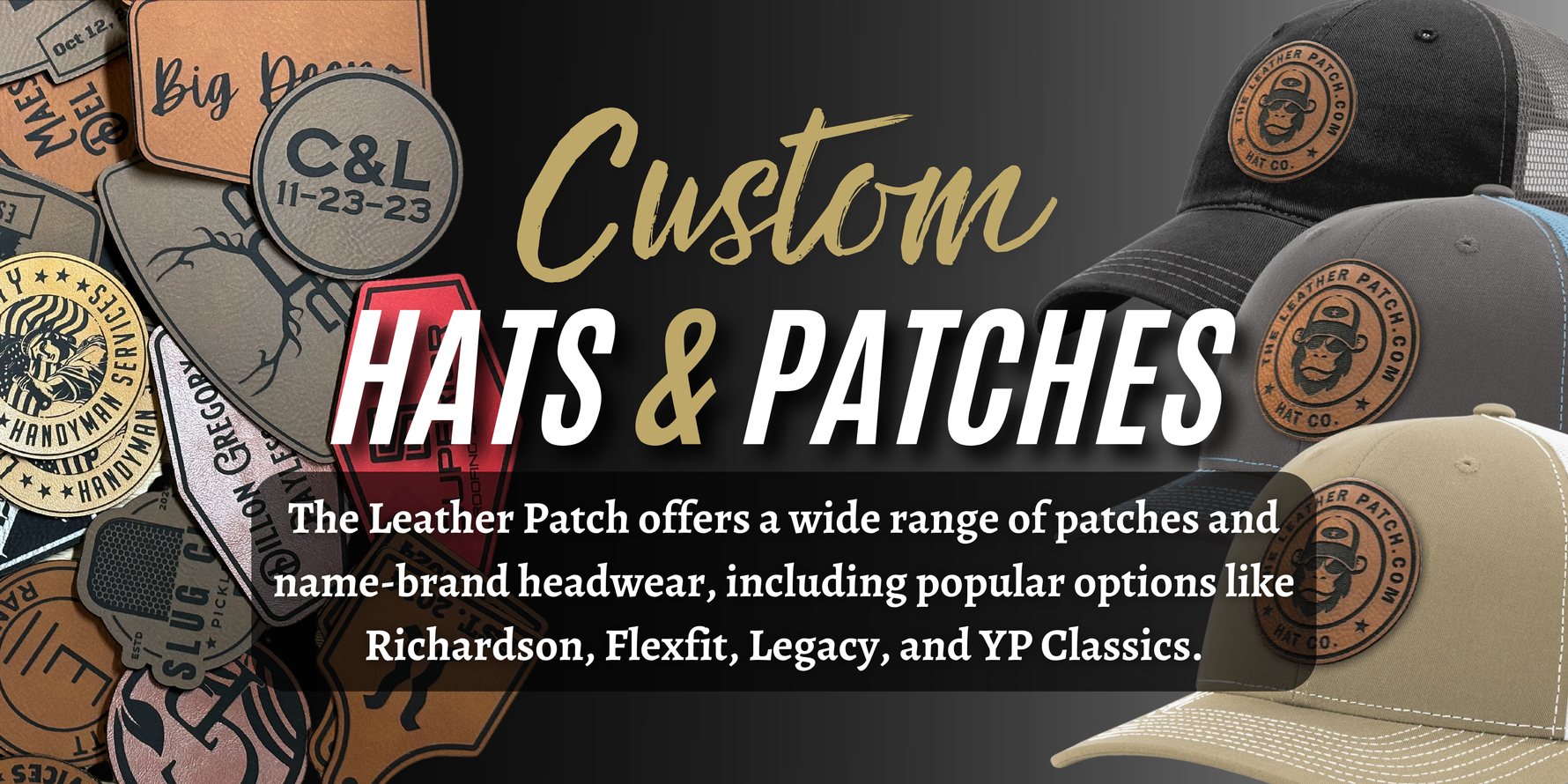 The Leather Patch Custom Hat Company – The Leather Patch Hat Co.