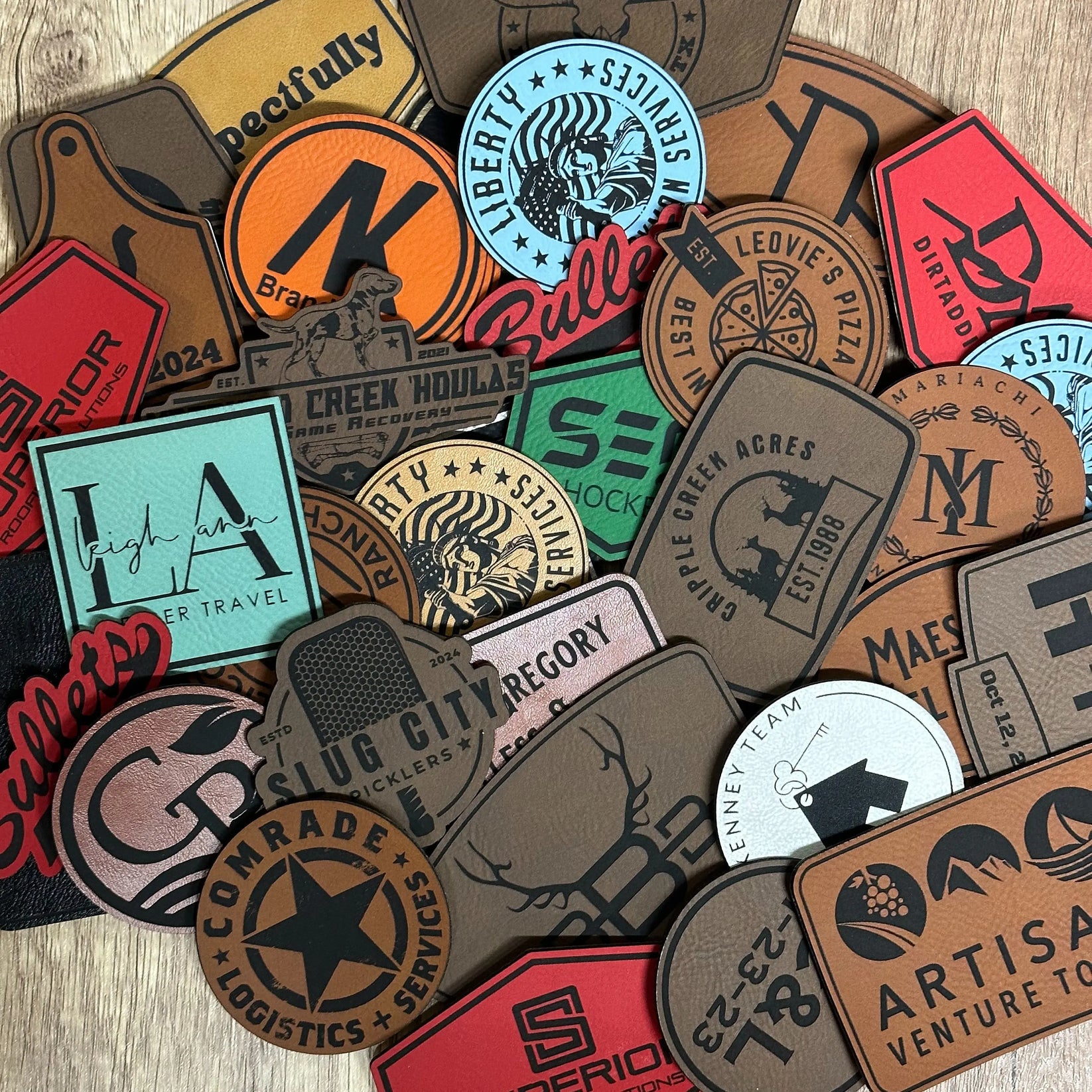 DIY Iron On Custom Patches – The Leather Patch